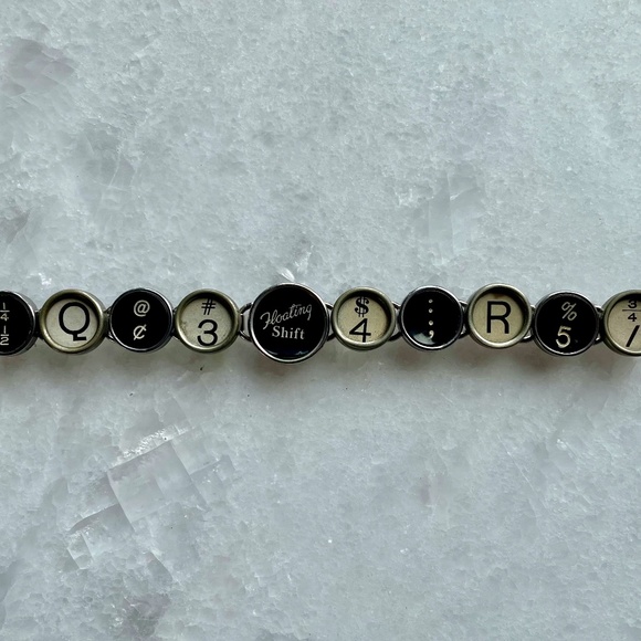 Jewelry | Vintage Typewriter Key Bracelet | Poshmark